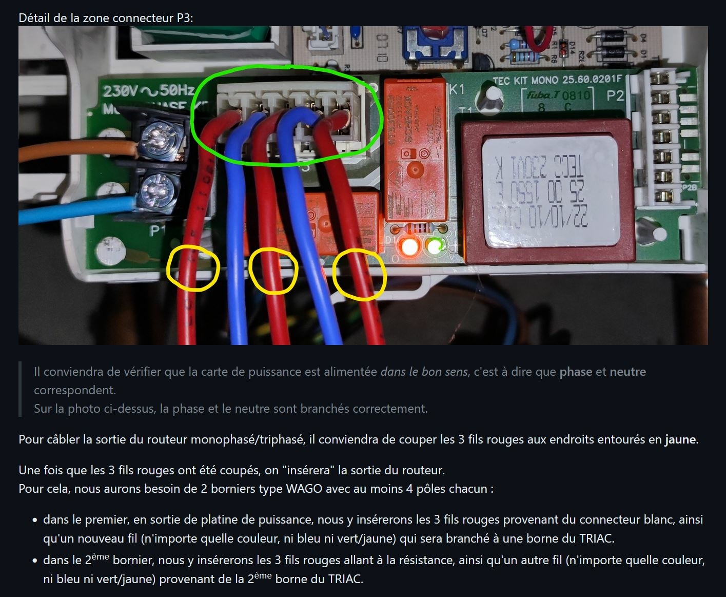 cablage d'un routeur F1ATB avec gradateur sur cumulus 300L - Forum photovoltaïque