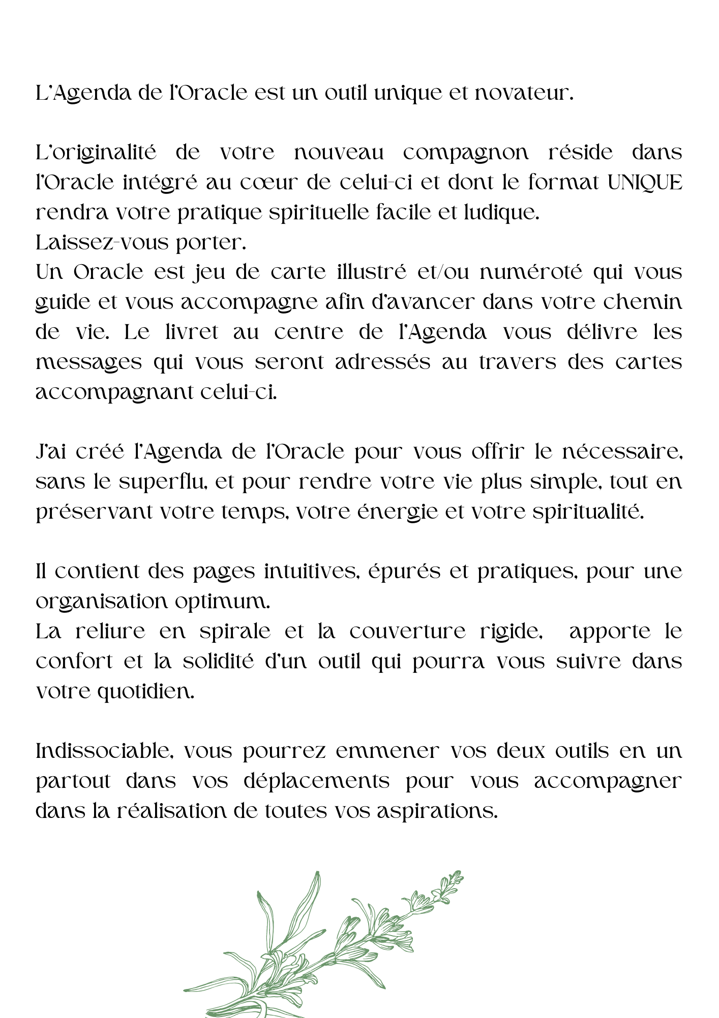 Agenda de L'Oracle 2024