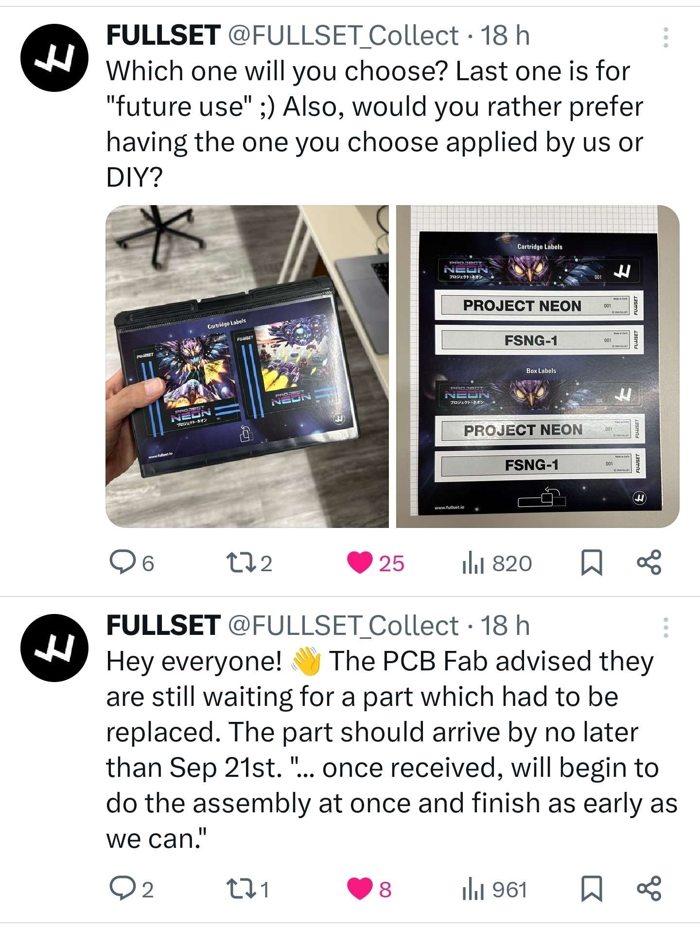 [Project Neon] Nouveau shoot sur Neo Geo MVS / AES ! Pré commande le 21 ...