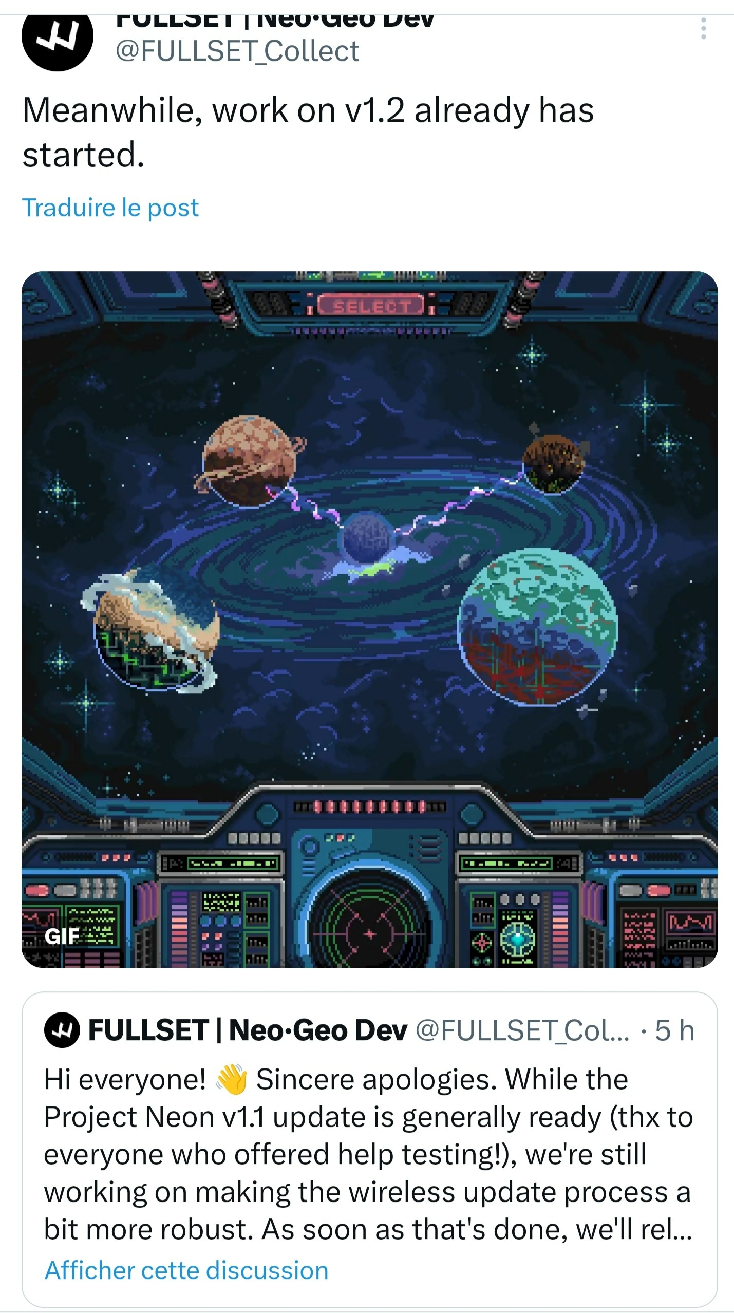 [Project Neon] Nouveau shoot sur Neo Geo MVS / AES ! Pré commande le 21 ...