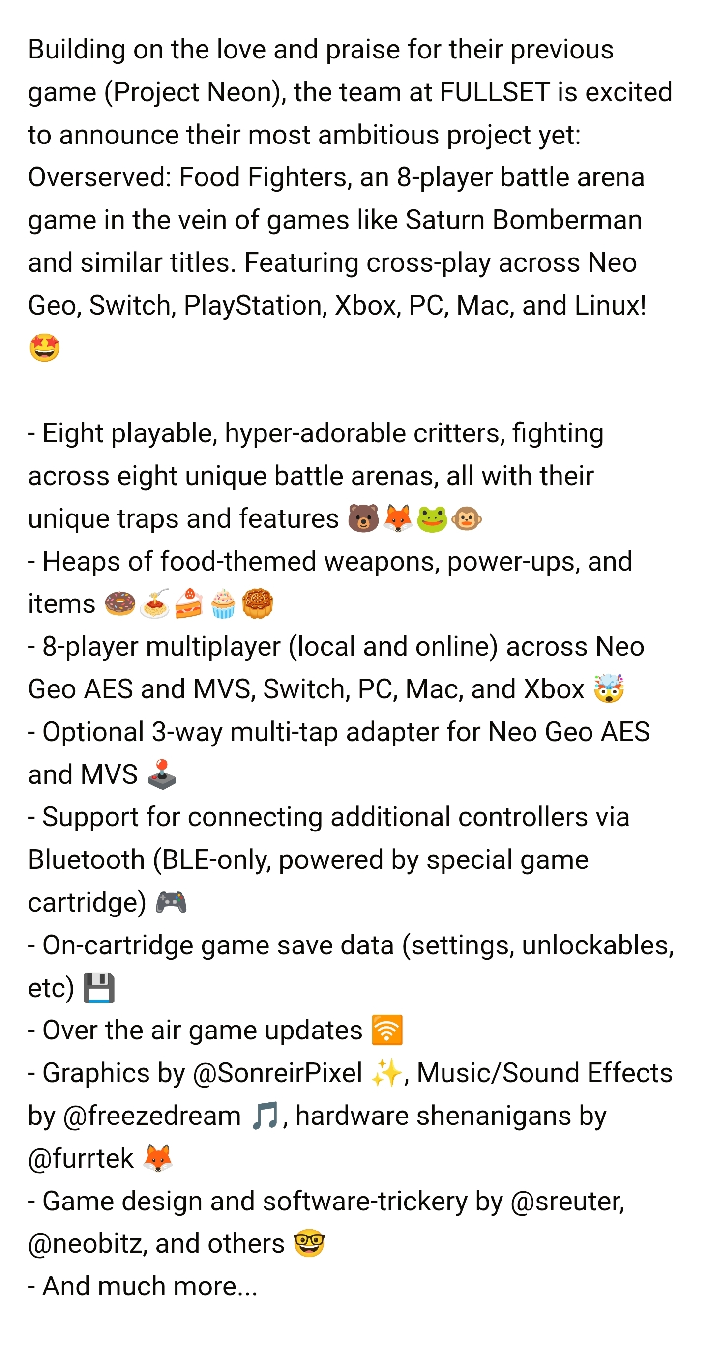 [Project Neon] Nouveau shoot sur Neo Geo MVS / AES ! Pré commande le 21 ...