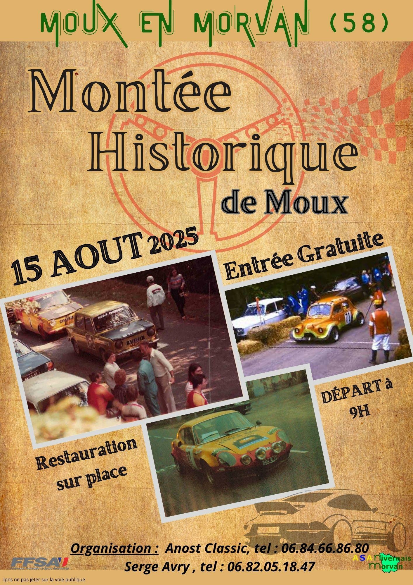 Auto – Montée Historique de Moux. 15/08/2025